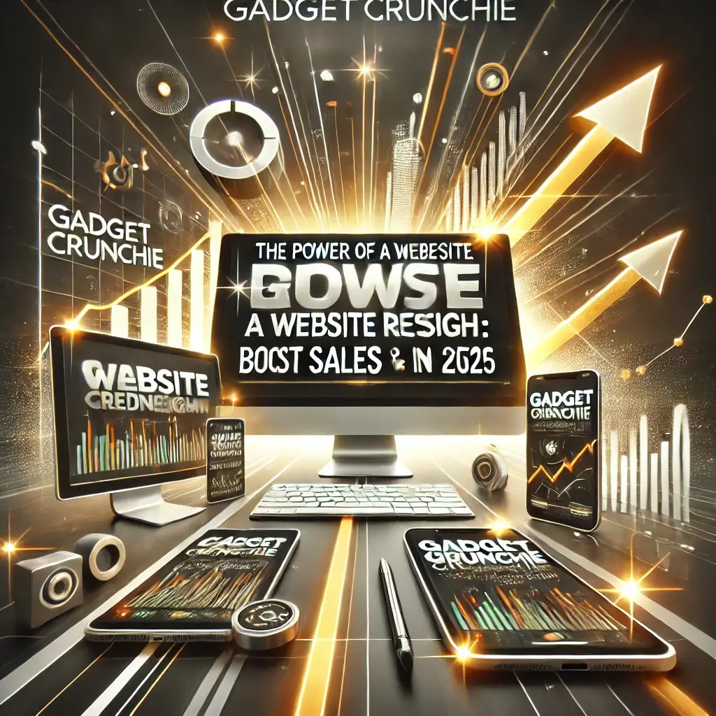 The Power of a Website Redesign in 2025 - Gadget Crunchie